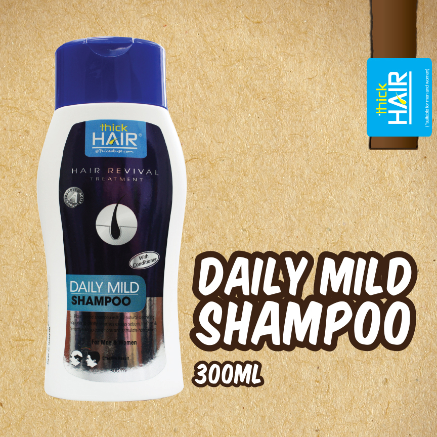 THICK HAIR DAILY MILD SHAMPOO HAIR REVIVAL TREAMENT- 300ML | Shopee ...