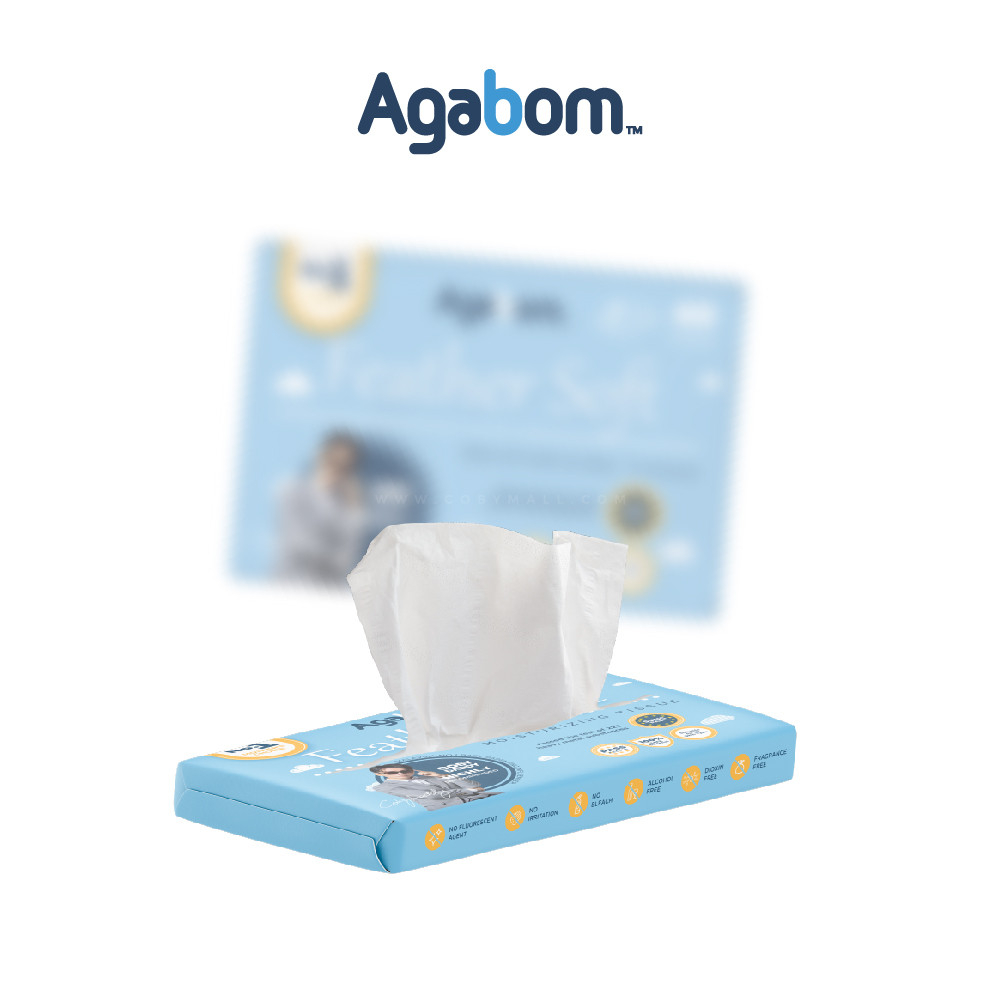 [Agabom] Feather Soft Moisturising Tissue (40s/pack) | Shopee Malaysia