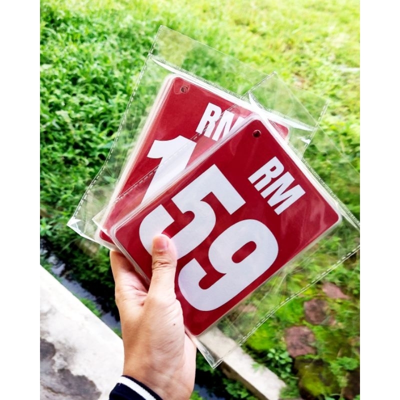 Tag Harga RM merah ( A6,A5,A4 )Siap laminate | Shopee Malaysia