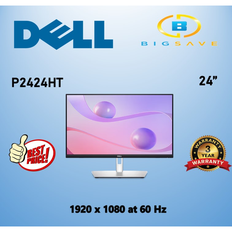 DELL 24" P2424HT TOUCH USB-C HUB MONITOR | Shopee Malaysia