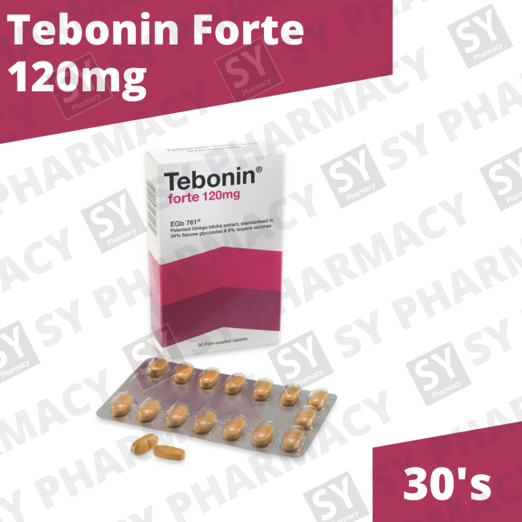 Tebonin Forte Ginkgo Biloba 120mg 30's (Exp: 10/2027) | Shopee Malaysia