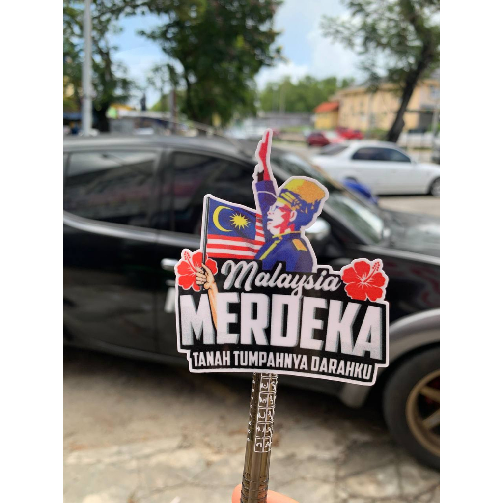 sticker merdeka tanah tumpah darah ku **2 size available** | Shopee ...