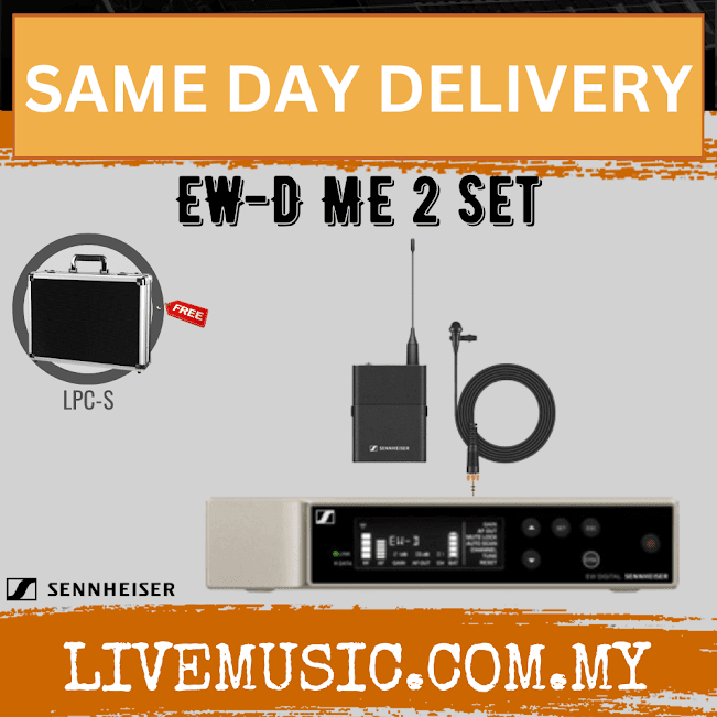 Sennheiser EW-D ME2 SET Digital Wireless Omni Lavalier Microphone ...