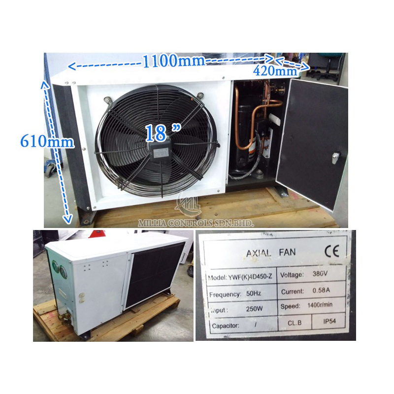Cold Room Unit Cooler / Blower / 1 Fan with 3 HP compressor | Shopee ...