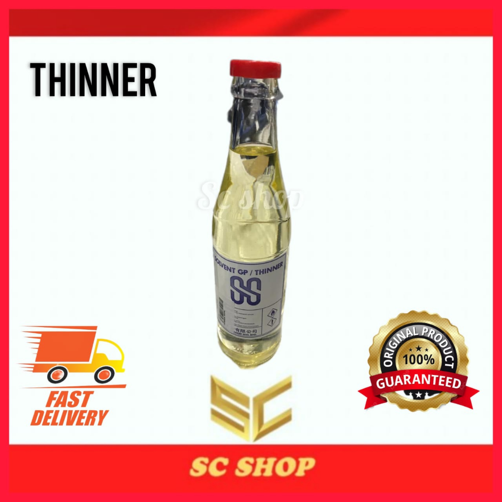 🔥READY STOCK🔥 THINNER ( BOTOL KACA / BOTOL PLASTIC / TIN ) | Shopee ...