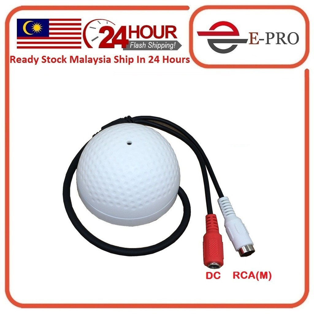High Sensitive CCTV Microphone Audio/Sound Monitor Mini for CCTV Camera ...
