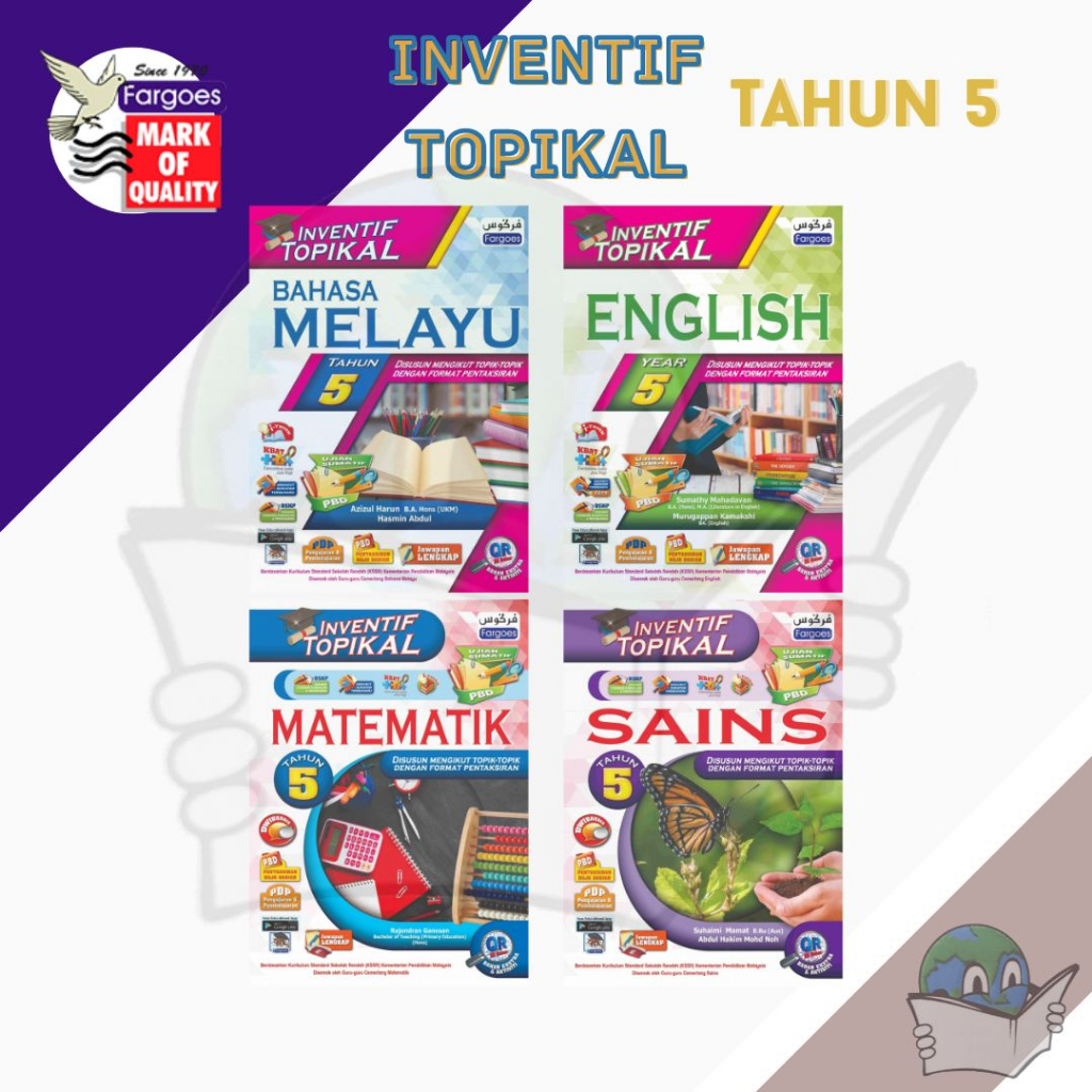 Buku Latihan Inventif Topikal KSSR 2022 Tahun 5 - BM/English/Mate/Sains ...