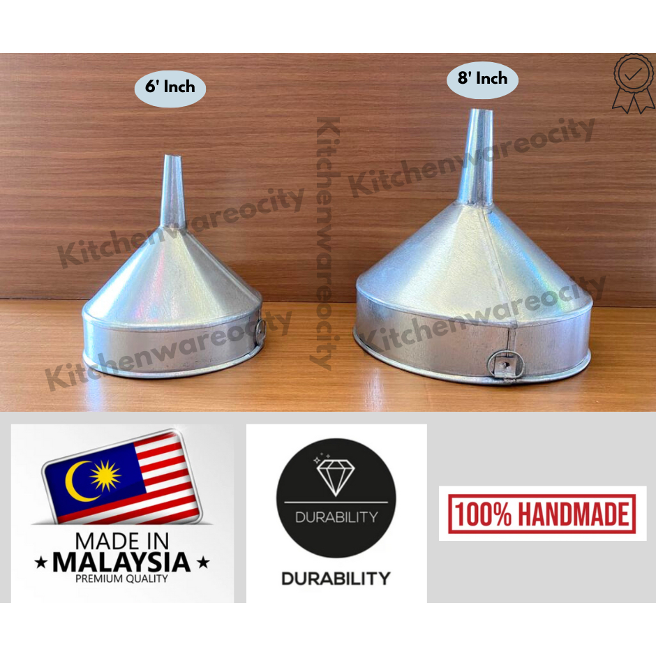 Metallogy Corong Minyak Besi Dapur / Kitchen High Quality Galvanized ...