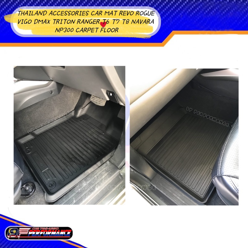 THAILAND ACCESSORIES CAR MAT REVO ROGUE VIGO DMAX TRITON RANGER T6 T7 ...