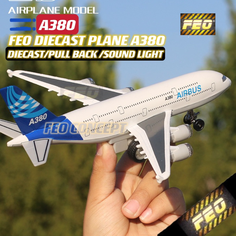FEO A380 Diecast Plane Diecast Model Plane Airplane Model Aeroplane ...