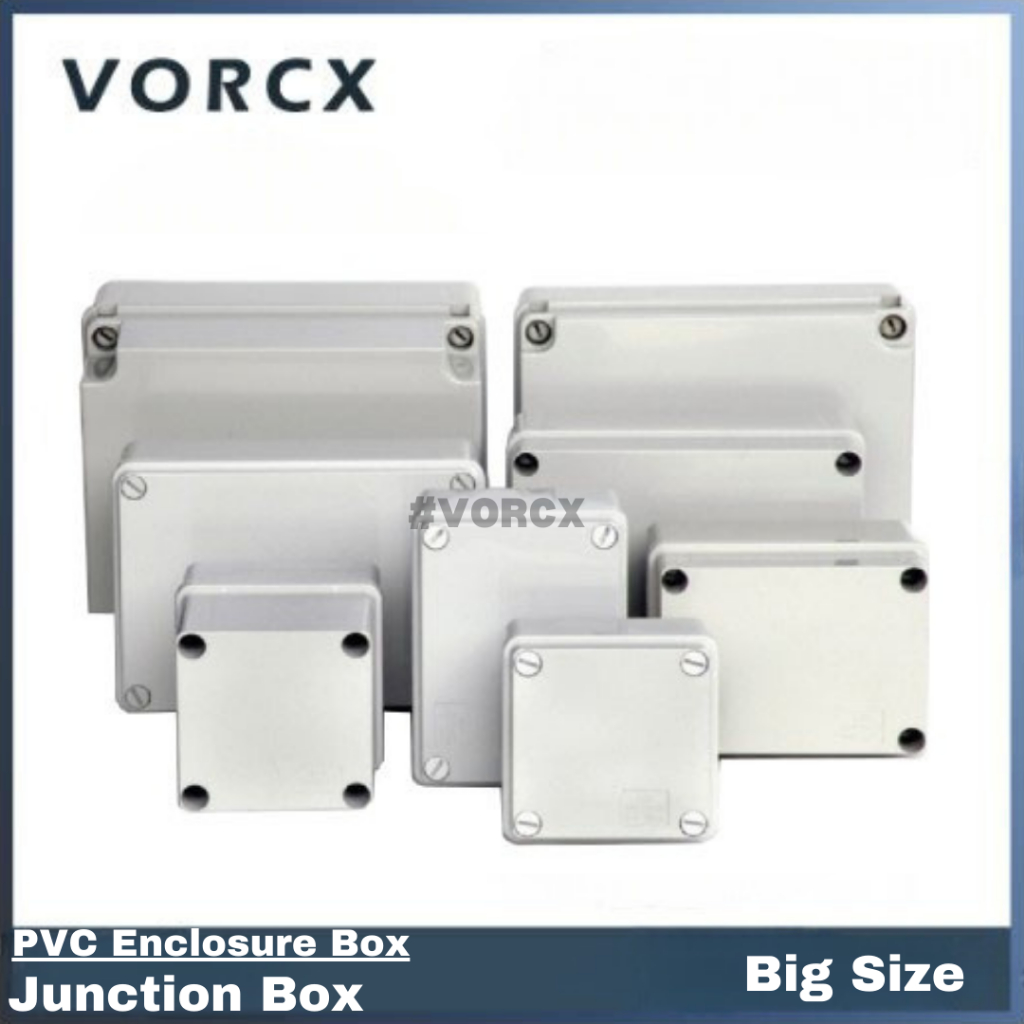 PVC Enclosure Box Junction Box Big Size | Shopee Malaysia