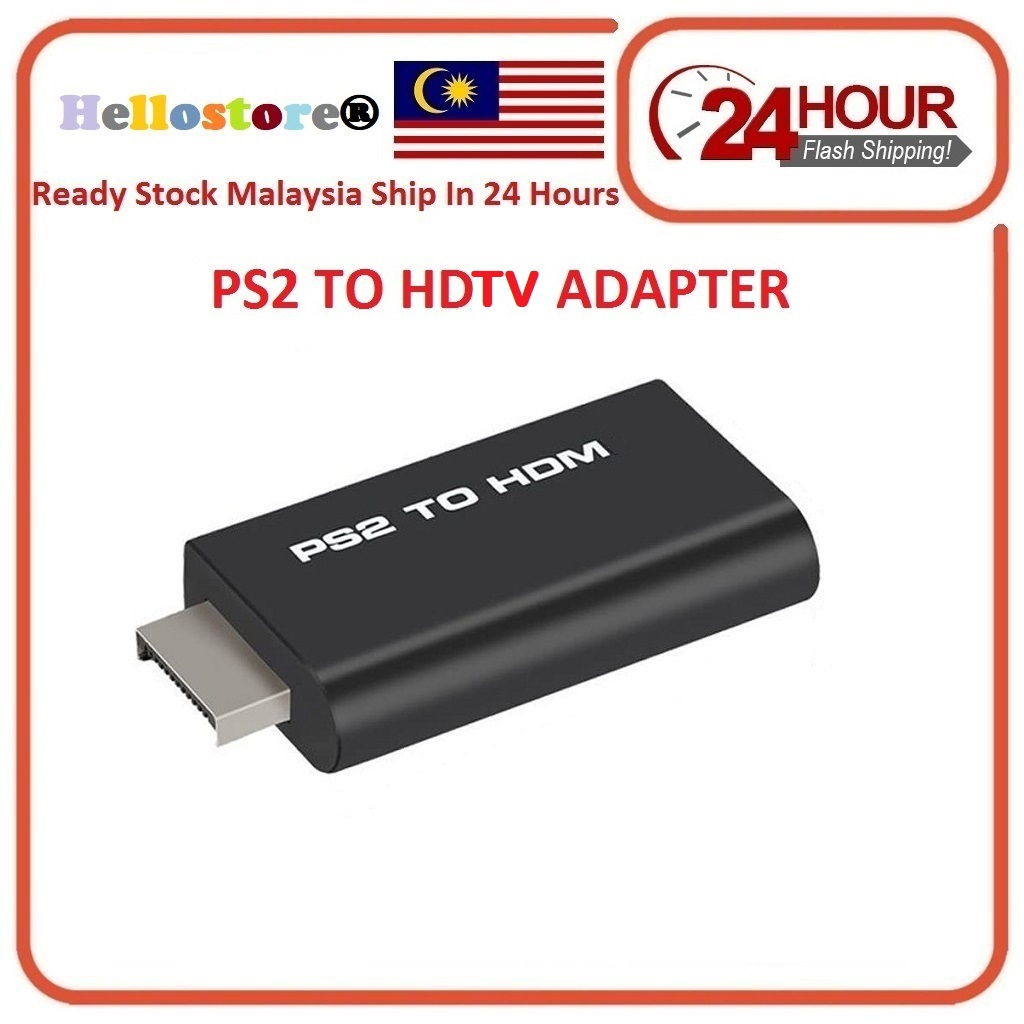 PS2 to HD-MI Converter Adapter Video AV Adapter for Sony PS2 ...