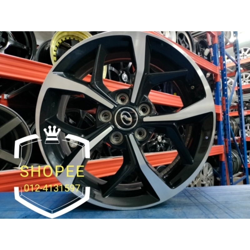 USED SPORT RIM 17 INCH ORIGINAL PERODUA ARUZ RM800 1SET 4PC (KENA BELI ...