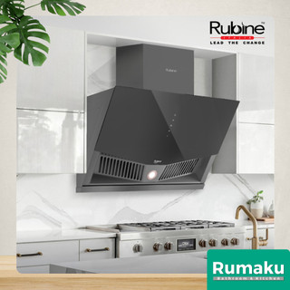 RUBINE MARK X 90BL Cooker Hood Kitchen Hood + Cooker Hob Gas Stove ...