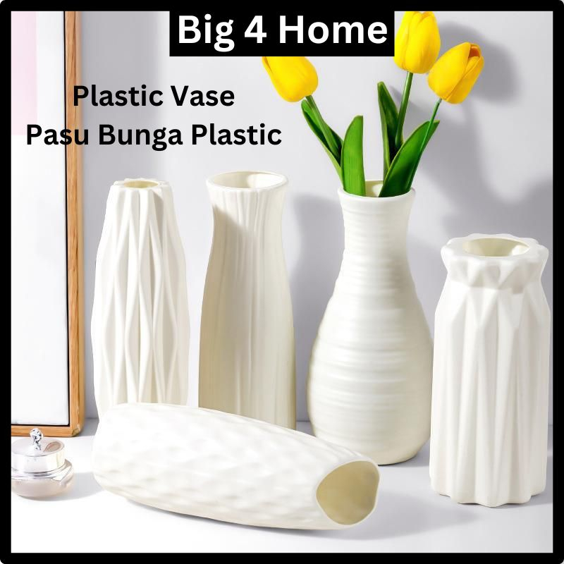 Unbreakable Plastic Vases Nordic Style Modern Flower Vase Flower Pot ...