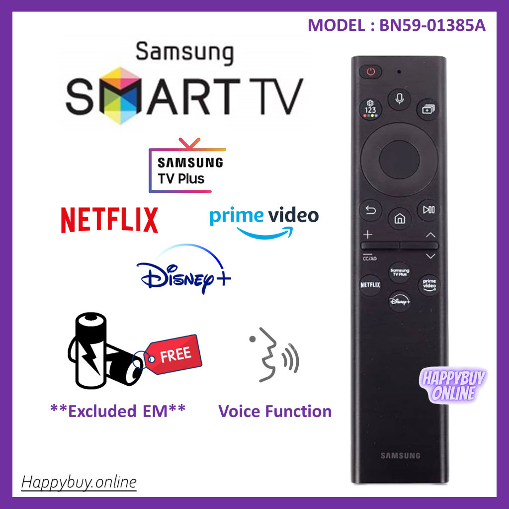 Samsung QLED 8K Android Smart TV Remote Control BN59-01385A Samsung ...