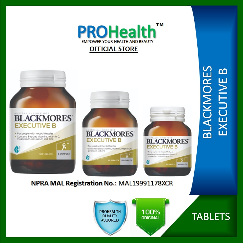Blackmores Executive B Tablets | Shopee Malaysia