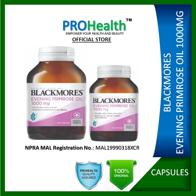 BLACKMORES EVENING PRIMROSE OIL (EPO) 1000MG CAPSULES | Shopee Malaysia
