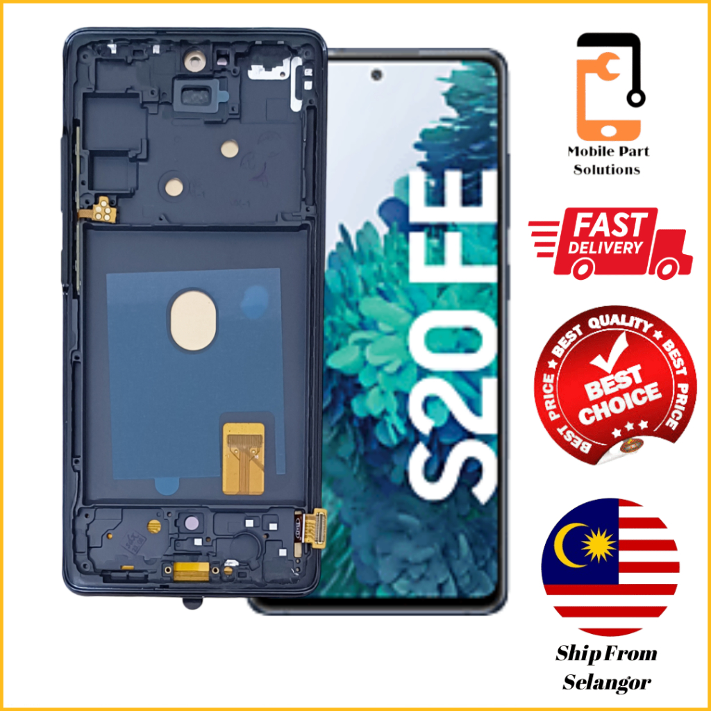 [MPS] Compatible For Galaxy S20fe 5G Oled+Frame With Touch Screen ...