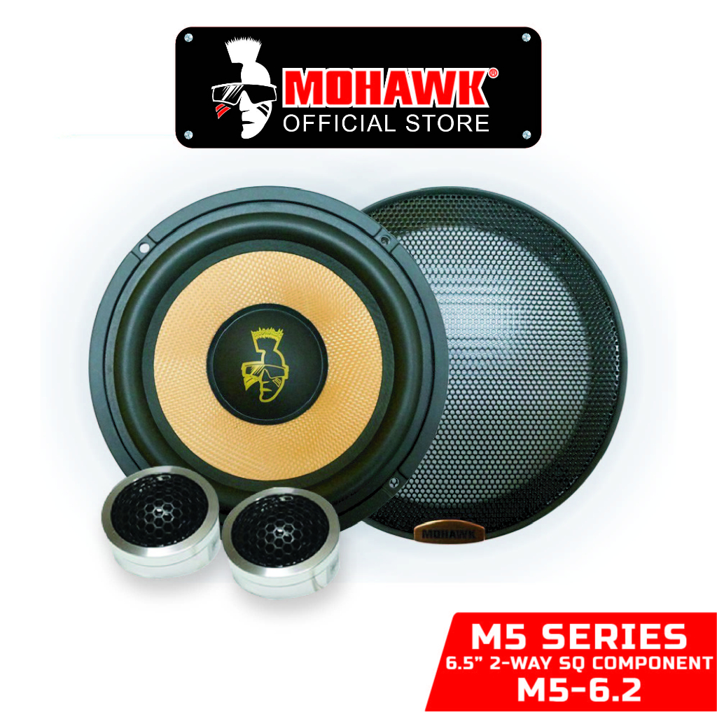 Mohawk M5 Series 2-Way SQ Component Set Car Speaker Spk M5-6.2 (210W/6.5") | Shopee Malaysia