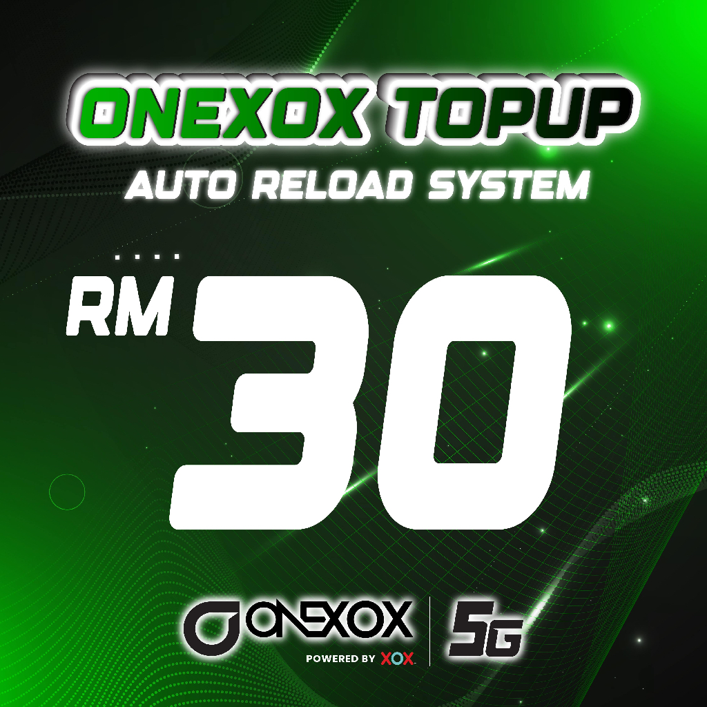 ONEXOX TOPUP OFFER FOR RM30 | Shopee Malaysia