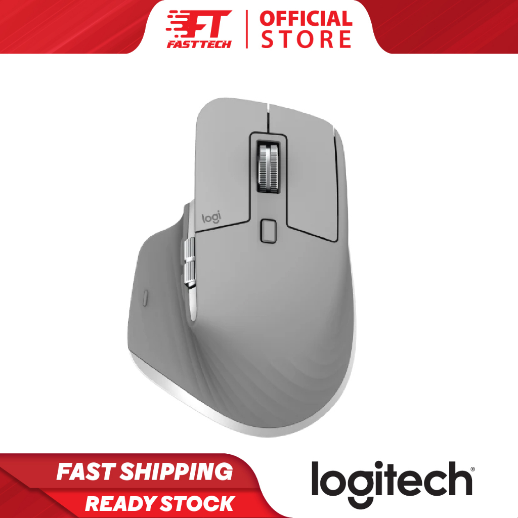 LOGITECH MX MASTER 3S Wireless Mouse with 8k PDI, Ultrafast Scrolling ...