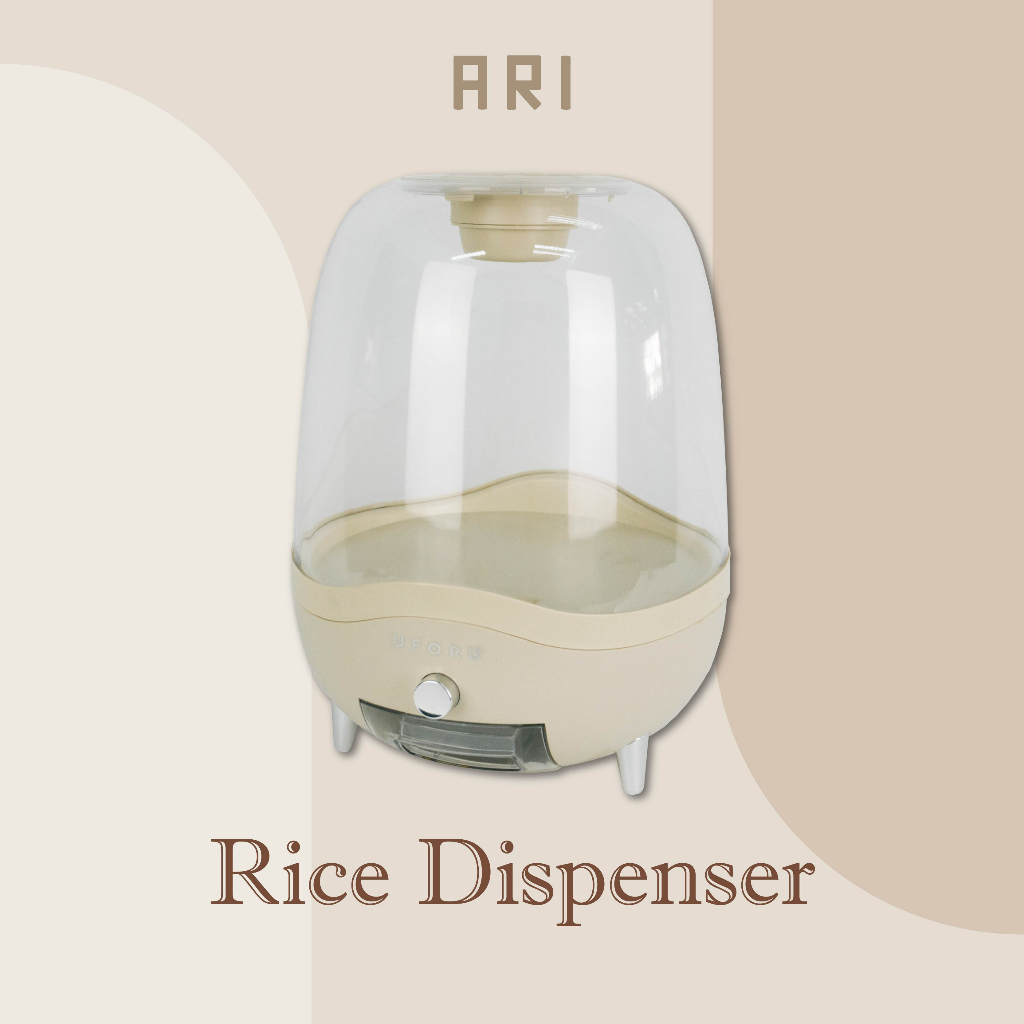 ARI 10KG Kitchen Automatic Rice Dispenser Bucket Insect Proof ...
