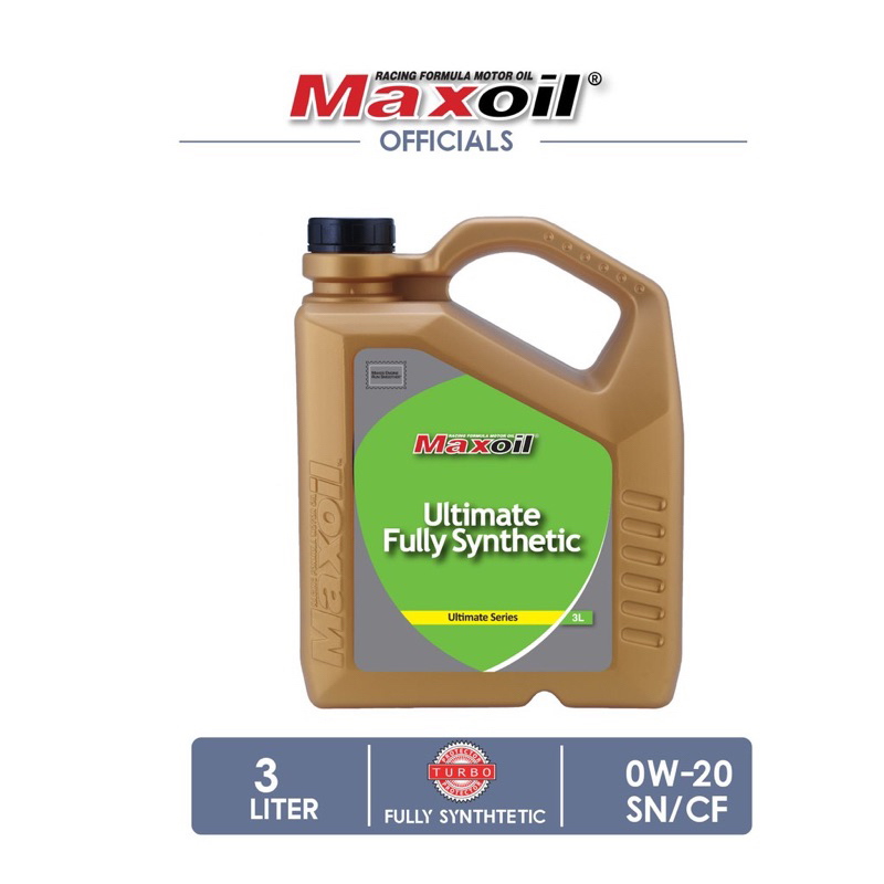 Maxoil Fully Synthetic 0W20 SN/CF (3L) | Shopee Malaysia