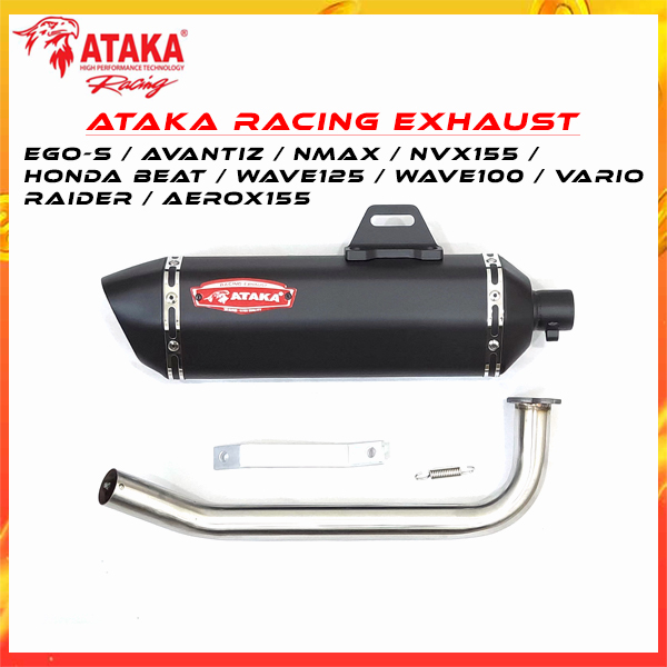 EXHAUST ATAKA RACING HONDA WAVE100 WAVE125 VARIO125 HONDA BEAT YAMAHA ...