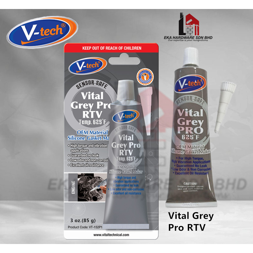 Vital Grey Pro RTV (Silicone Gasket Maker) (VT-152P) | Shopee Malaysia