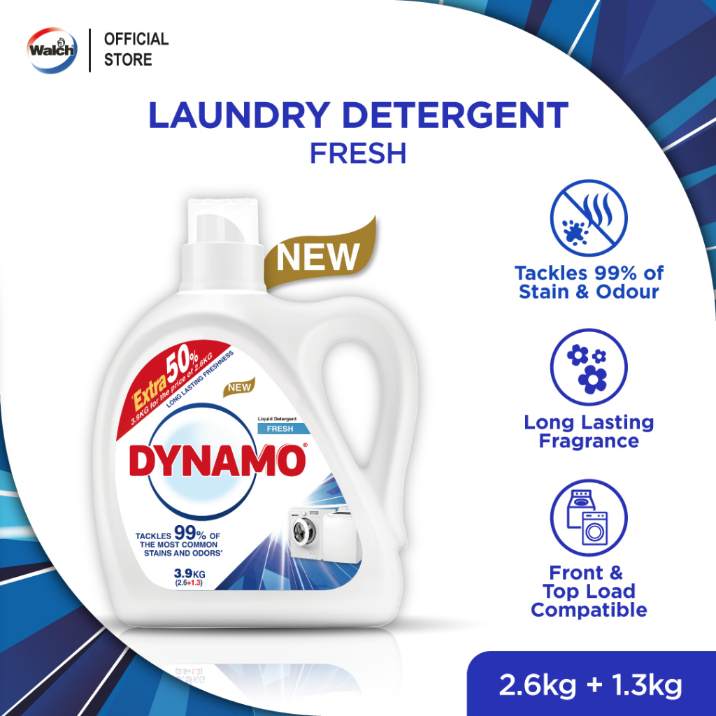 DYNAMO Laundry Detergent Fresh 3.9kg | Shopee Malaysia