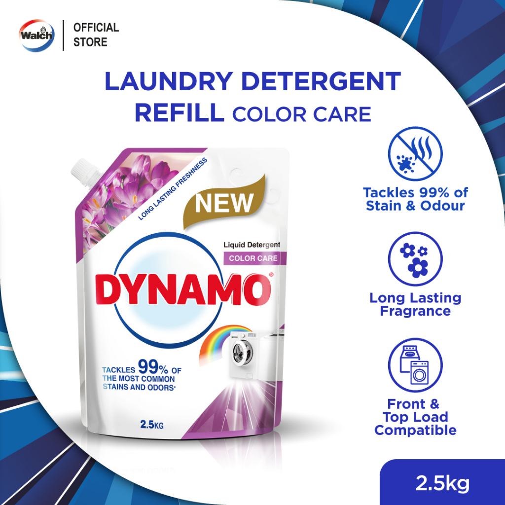 DYNAMO Laundry Detergent Color Care 2.5kg Refill | Shopee Malaysia