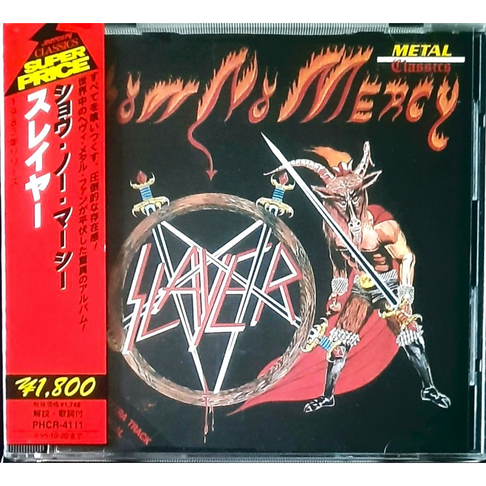 Slayer – Show No Mercy PHCR-4111 (Japanese Used CD. 1993 Pressing ...