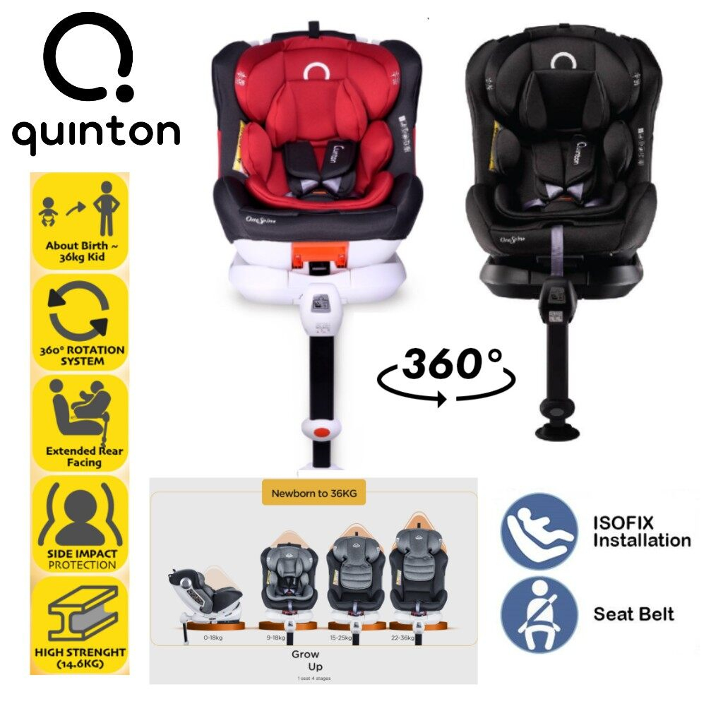 Quinton Car Seat, Silver / OneSpin+ 360 / Smart Plus 360 / Flash ...
