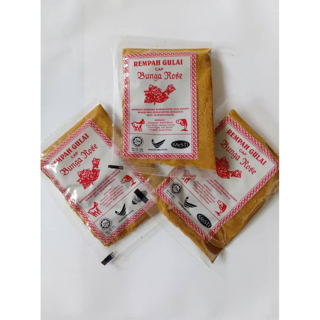 REMPAH CAP BUNGA ROS (REMPAH GULAI / REMPAH MASAK) | Shopee Malaysia