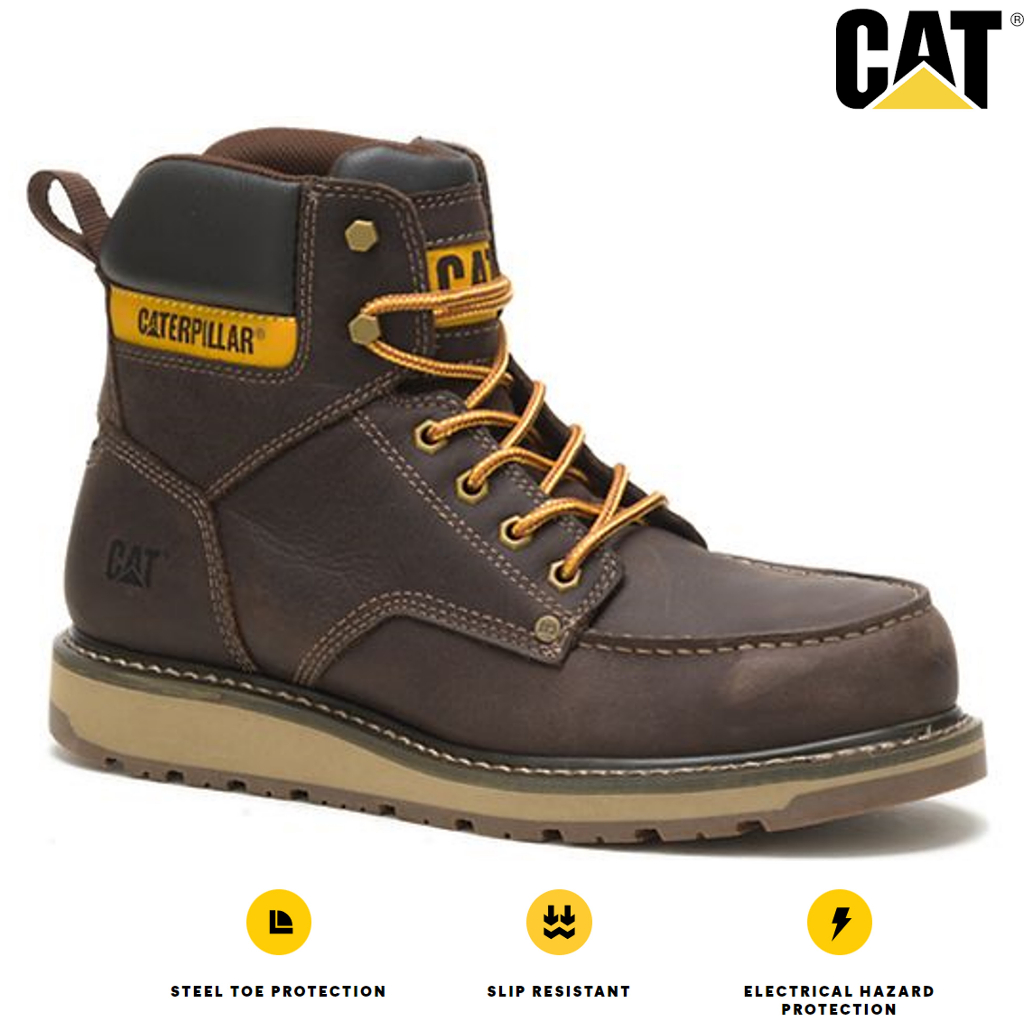 CATERPILLAR MEN'S CALIBRATE Steel Toe Boot I Safety Shoes Footwear ...