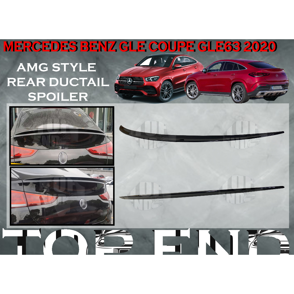 MERCEDES BENZ GLE COUPE GLE63 2020 AMG STYLE REAR TRUNK SPOILER DUCK ...