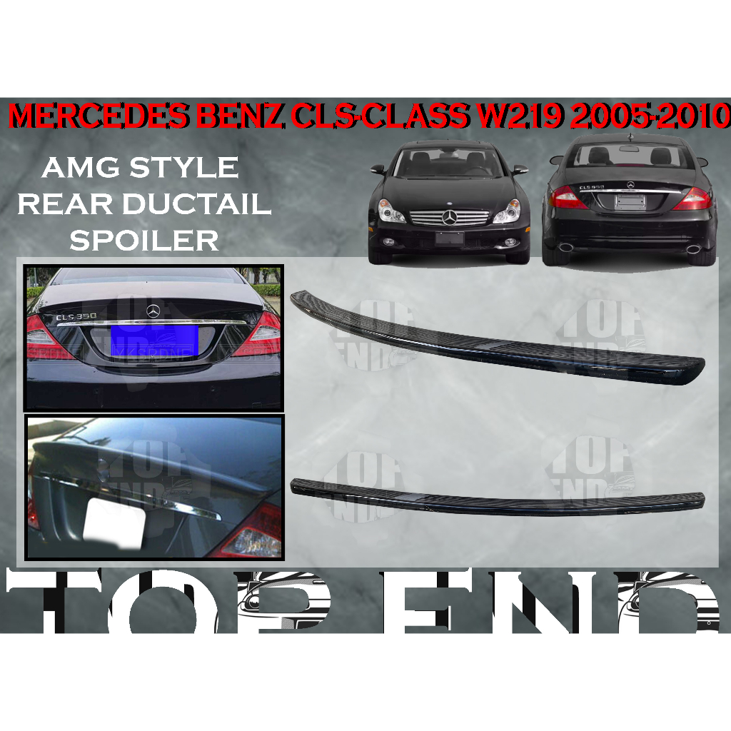 MERCEDES BENZ CLS-CLASS W219 2005-2010 AMG STYLE REAR TRUNK SPOILER ...