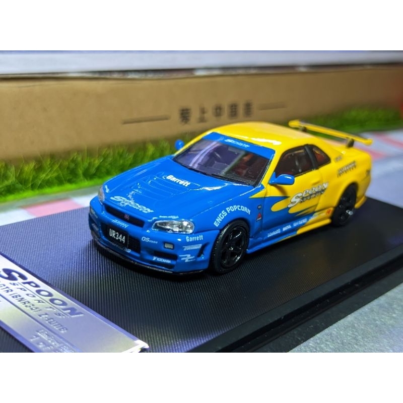 Stance Hunters X Ghost Player Nissan Skyline R34 Spoon (Limited edition ...
