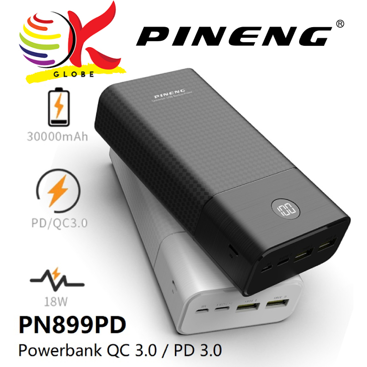 PINENG PN-899PD 30000MAH POWER BANK WITH QC 3.0 / PD 3.0 FAST CHARGE ...