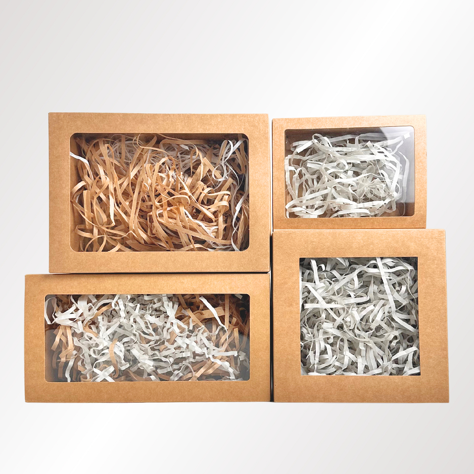 Premium Kraft Paper Gift Box with Clear Window | Shopee Malaysia
