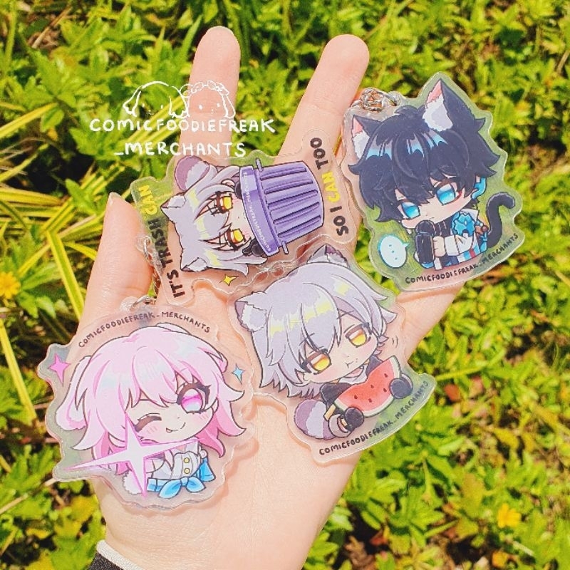 Anime/ Hsr / Oc Fanarts Acrylic Keychains | Standee | Badge 🎨 | Shopee ...
