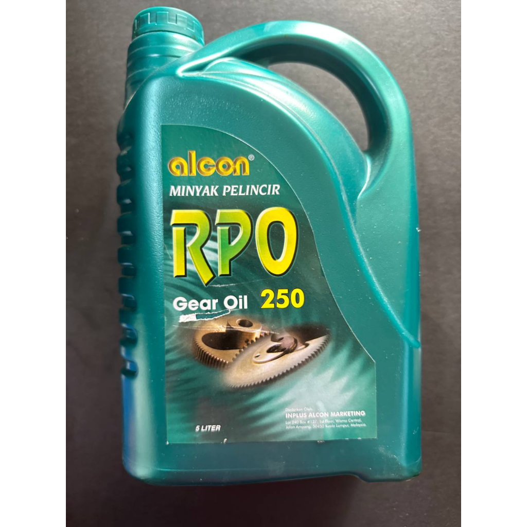 🔥READY STOCK🔥5LT Alcon Minyak Pelincir RPO Gear Oil 250 | Shopee Malaysia