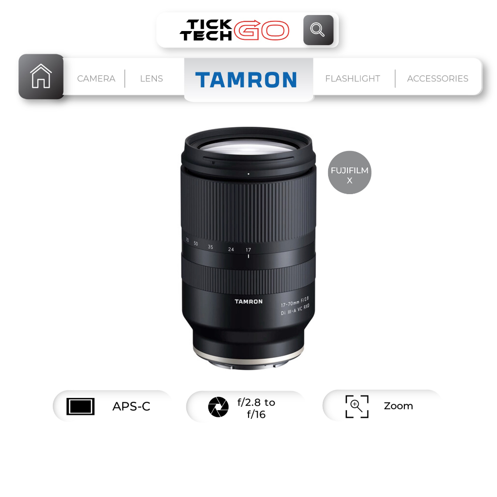 Tamron 17-70mm f/2.8 Di III-A VC RXD Lens (SONY E/FUJI X)(B070) | Shopee Malaysia
