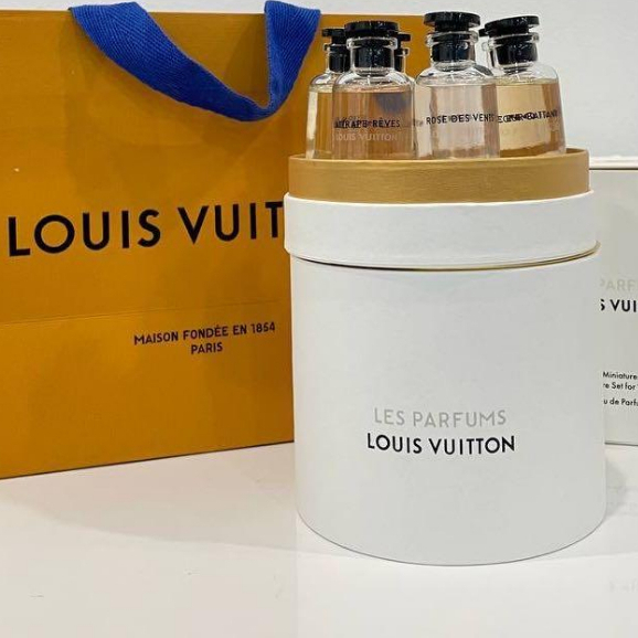 LV LOUIS VUITTON LES PARFUMS MINIATURE 7IN1 SET FOR WOMAN 7X10ML (With ...