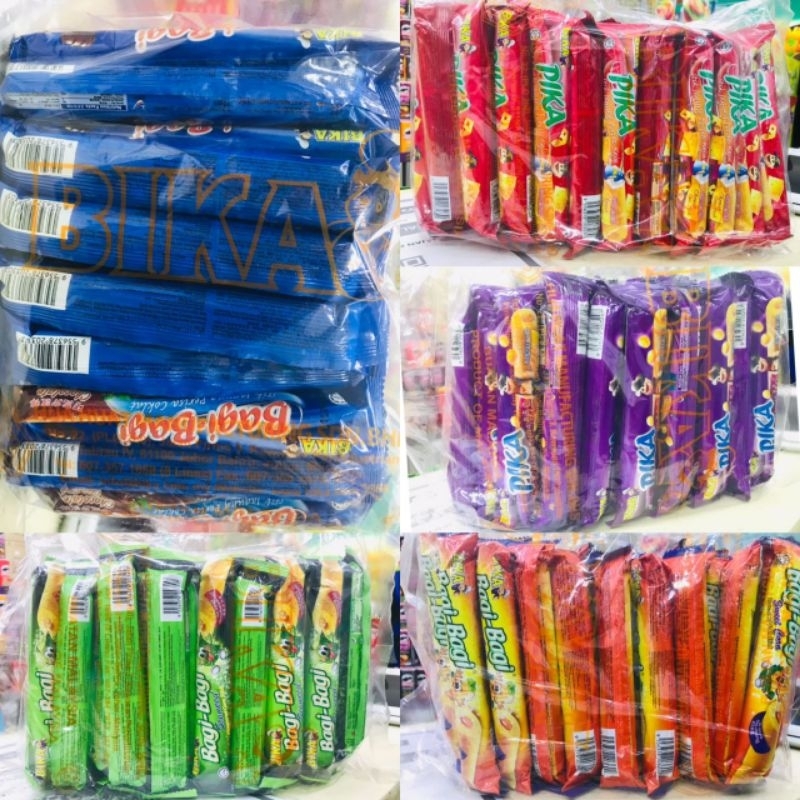 40pcs Bagi Bagi Coklat / Seaweed Corn Stick / Sweet Corn / Pika Cheese ...