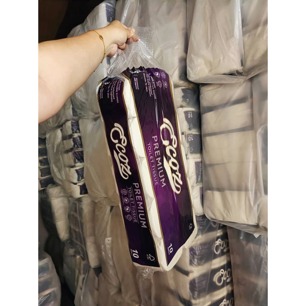 ECOZ 3PLY TOILET TISSUE ROLL(1BEG 10ROLLS) | Shopee Malaysia