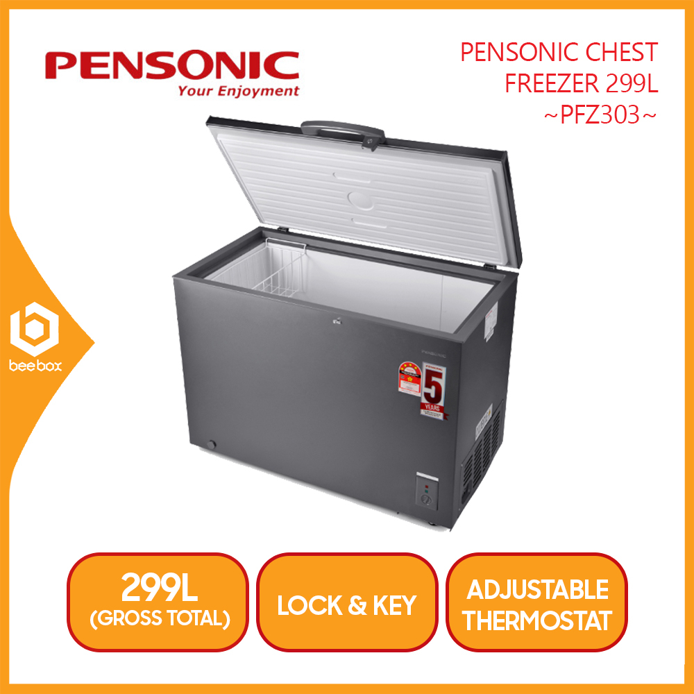 PENSONIC PFZ-303 [299L] CHEST FREEZER - PFZ303 | Shopee Malaysia