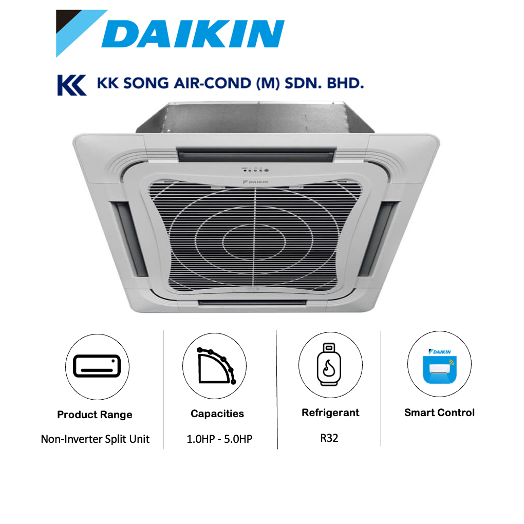 Daikin Non-Inverter Ceiling Cassette FFC Series | Shopee Malaysia