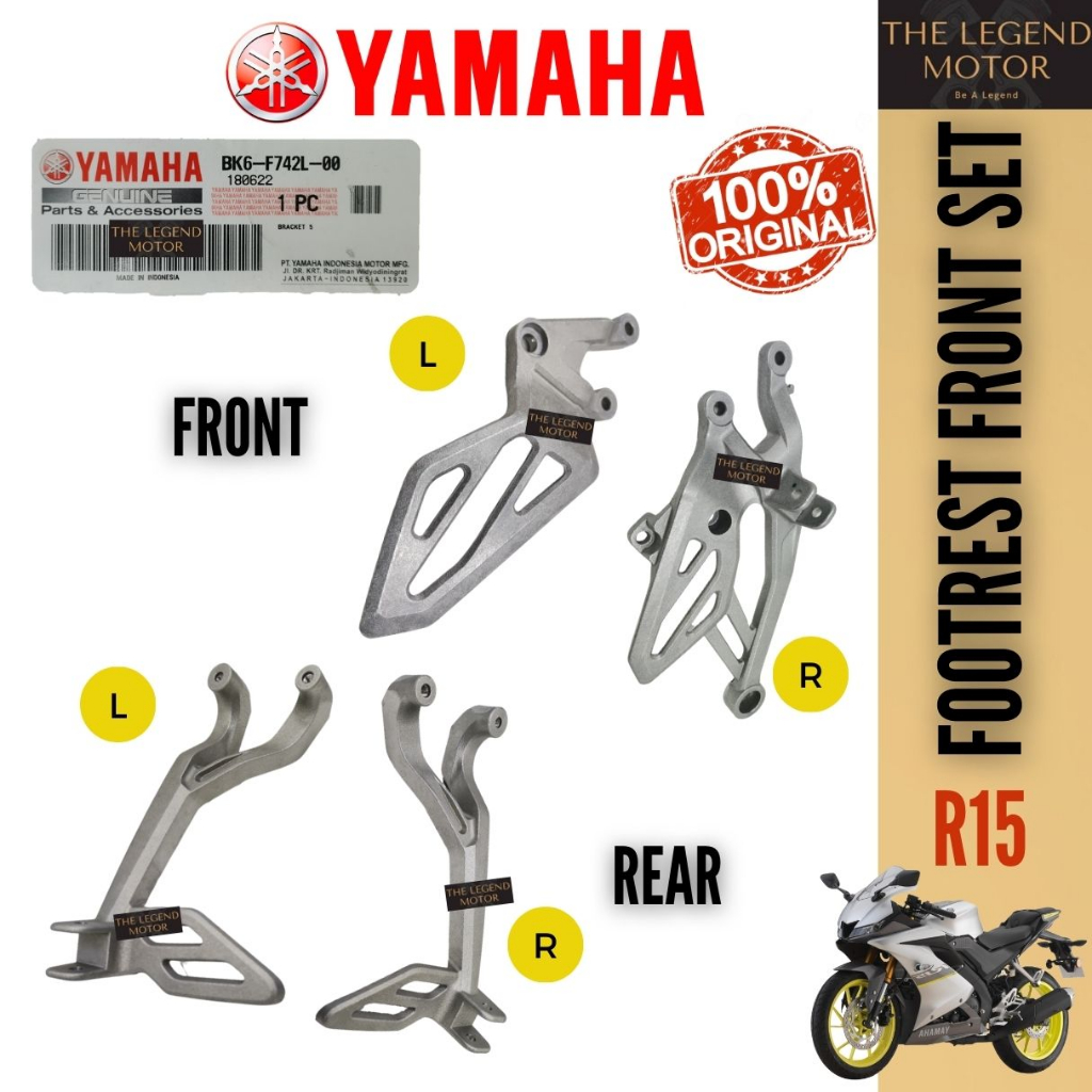 R15 YZF155 VVA V3 R15M Front Footrest Bracket Rear Braket Foot Rest ...